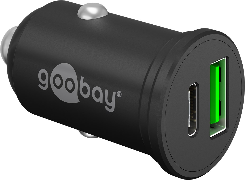 Ładowarka samochodowa USB USB-C PD 27W max. 3A Goobay Ładowarka samochodowa USB USB-C PD 27W max. 3A Goobay