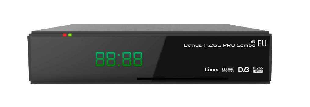 uClan Denys H.265 PRO COMBO EU+ IPTV – odbiornik DVB-S2X DVB-T2/C