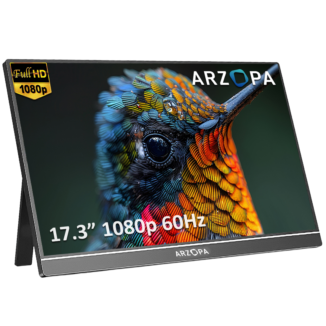 Monitor przenośny z głośnikami 17.3" FullHD ARZOPA A1M IPS