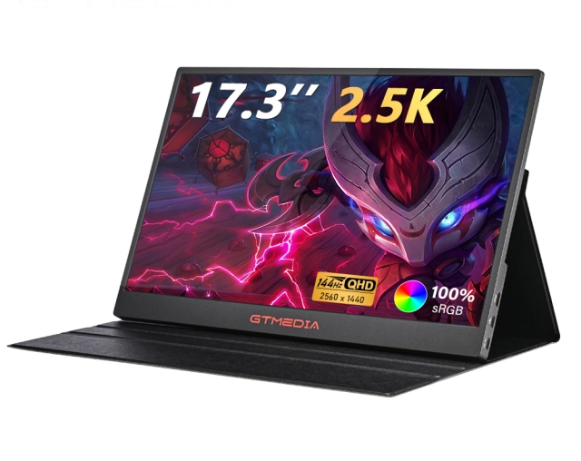 Dodatkowy monitor do laptopa USB-C 17,3” 144Hz 2.5K HDR – mobilna ...
