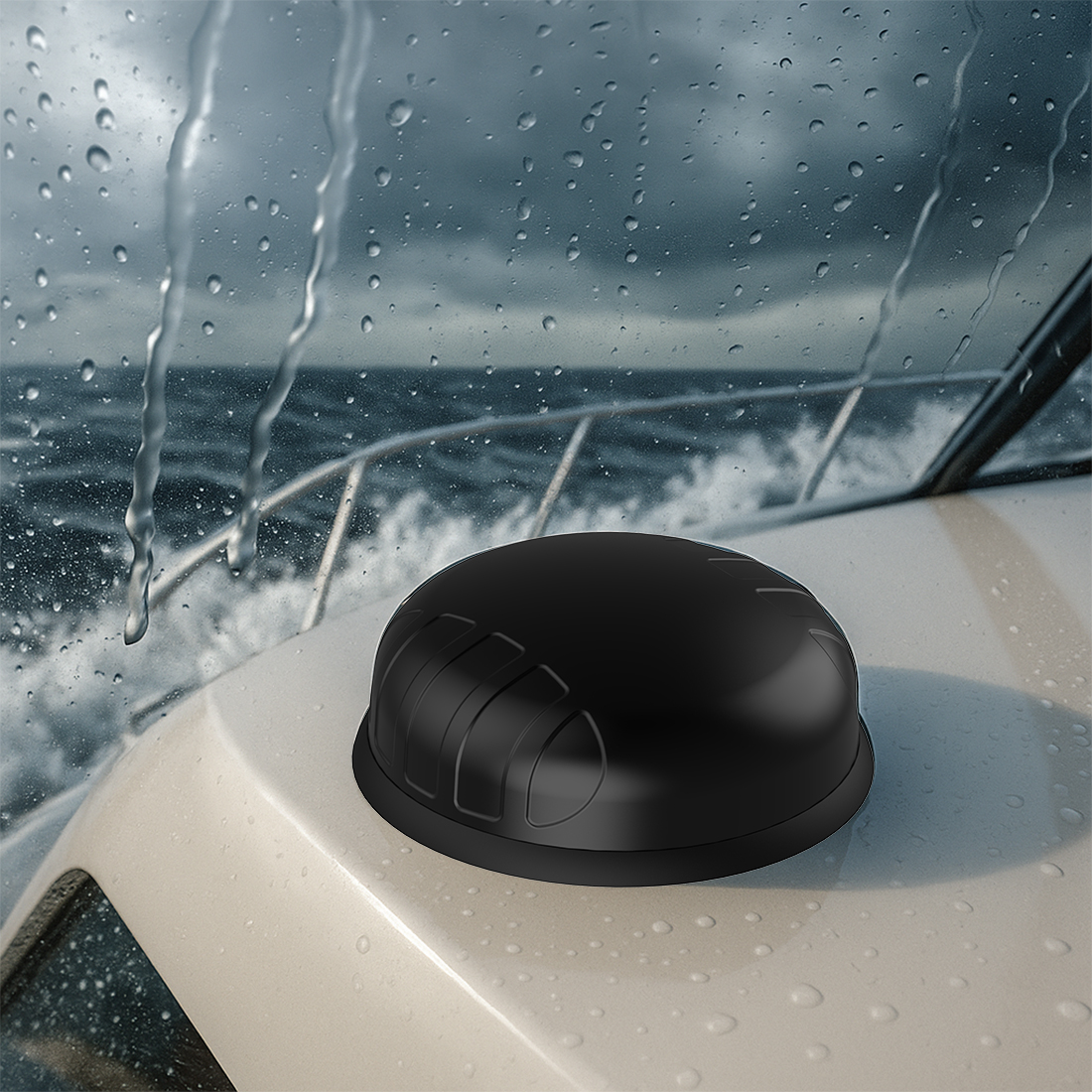 Antena LTE/5G Wi-Fi GPS Poynting PUCK-3-V2 SISO IP69K czarna