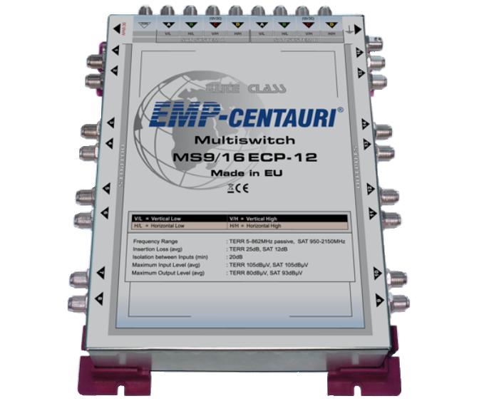 EMP-centauri MS 9/16 ECP + PA12 2A – Elite Multiswitch, 4l. gwar.
