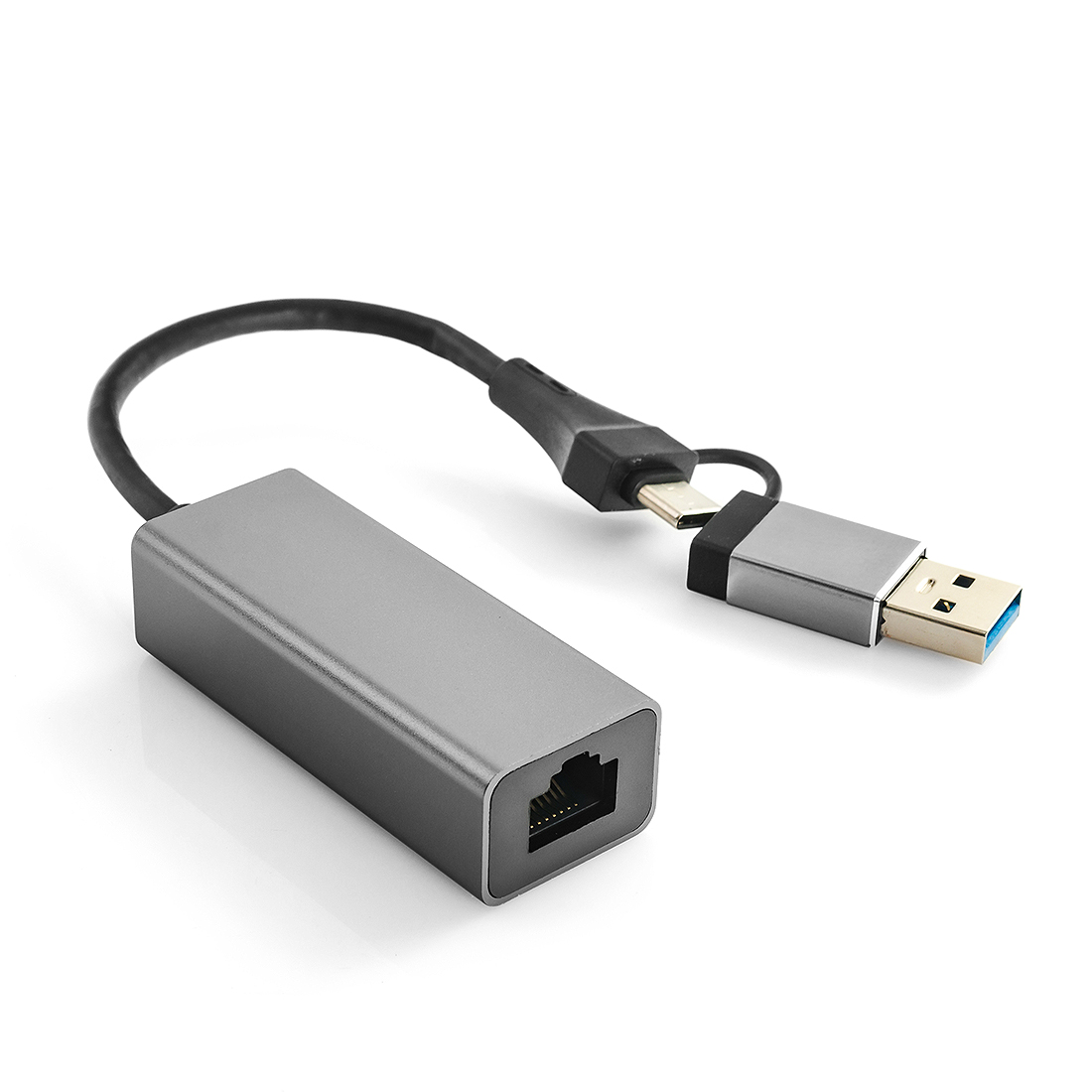 Adapter USB-C na gniazdo RJ45 SPU-A16 | Karta sieciowa LAN 1Gbps