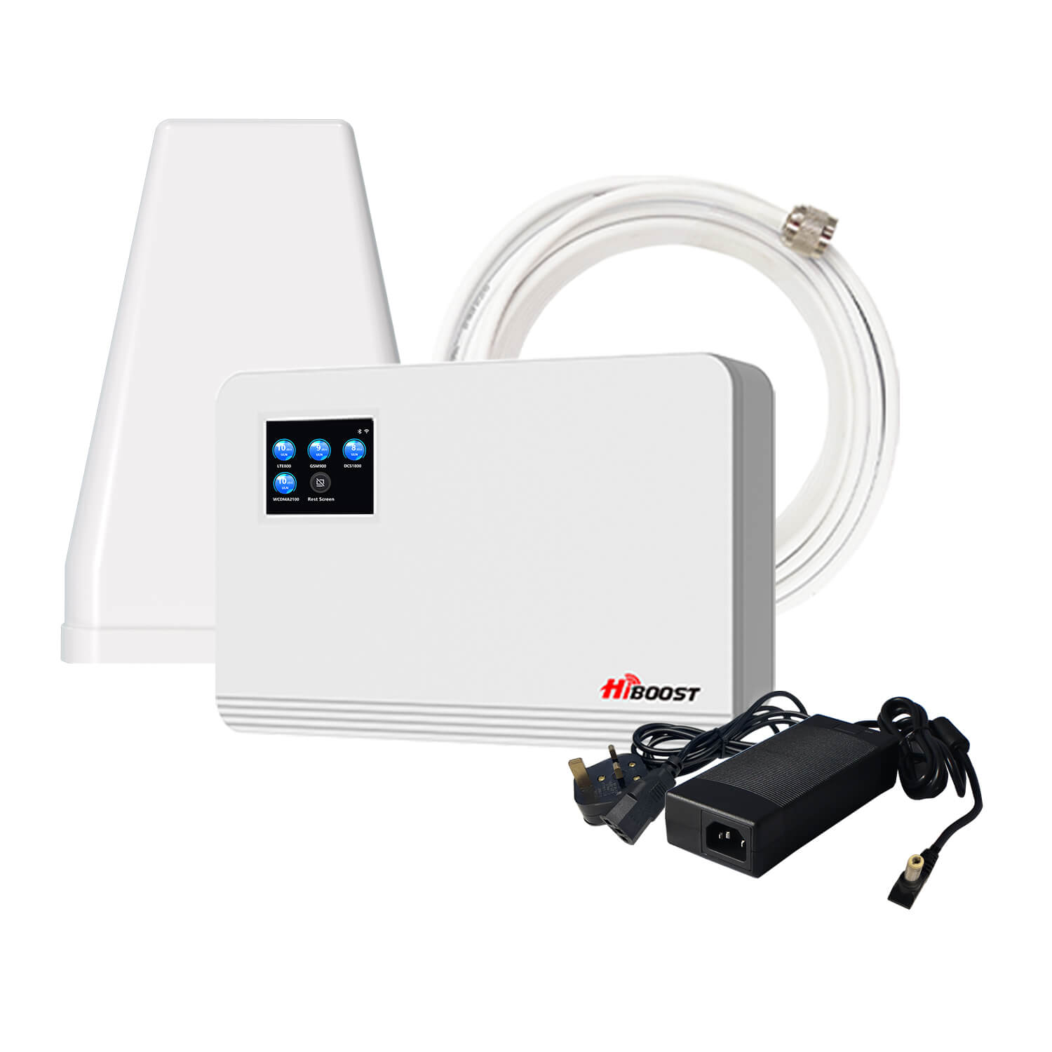 Zestaw Repeater 5G LTE HiBoost Hi10-4S-PRO 4 pasma - Wzmacniacz GSM